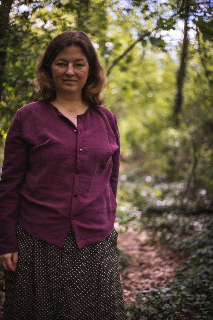 Damenbluse „IDA“ nähen lernen, Buch SLOW FASHON